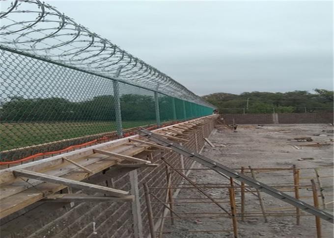 Ziehharmonika-Rasiermesser-Stachelband-Draht CBT -60 auf Kettenglied ...